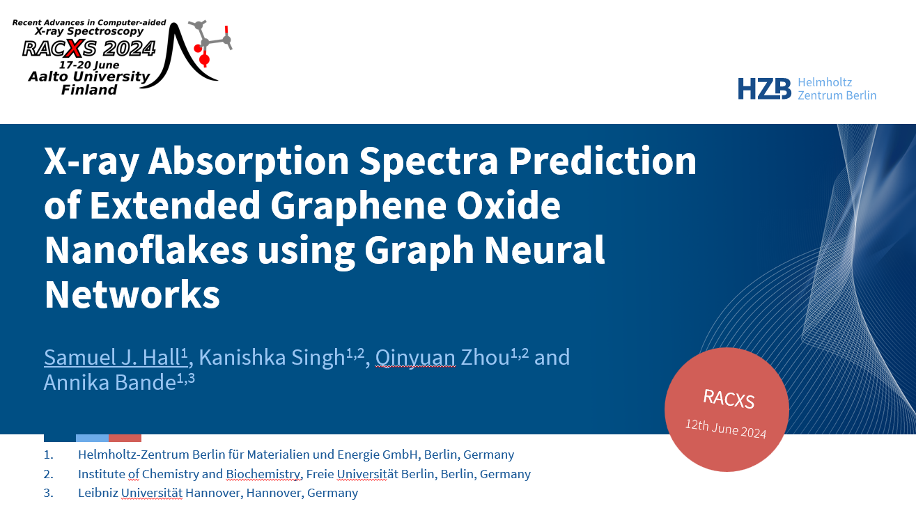 X-ray Absorption Spectra Prediction of Extended Graphene Oxide Nanoflakes using Graph Neural ...